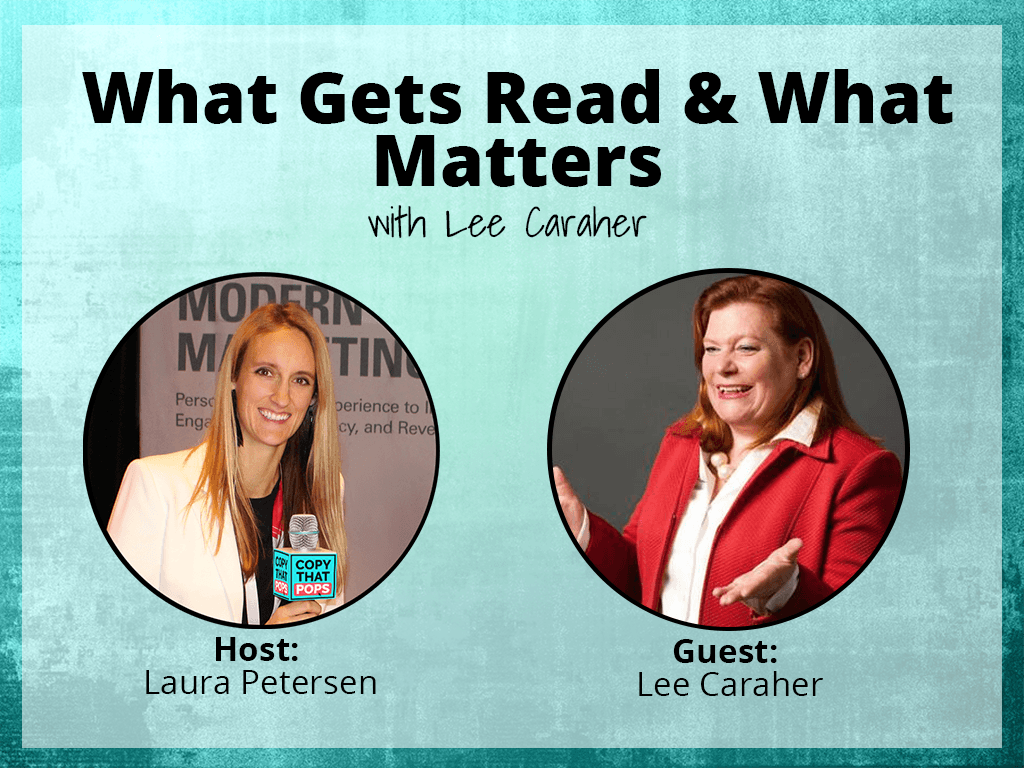 What Gets Read & What Matters with Lee Caraher, CEO Double Forte